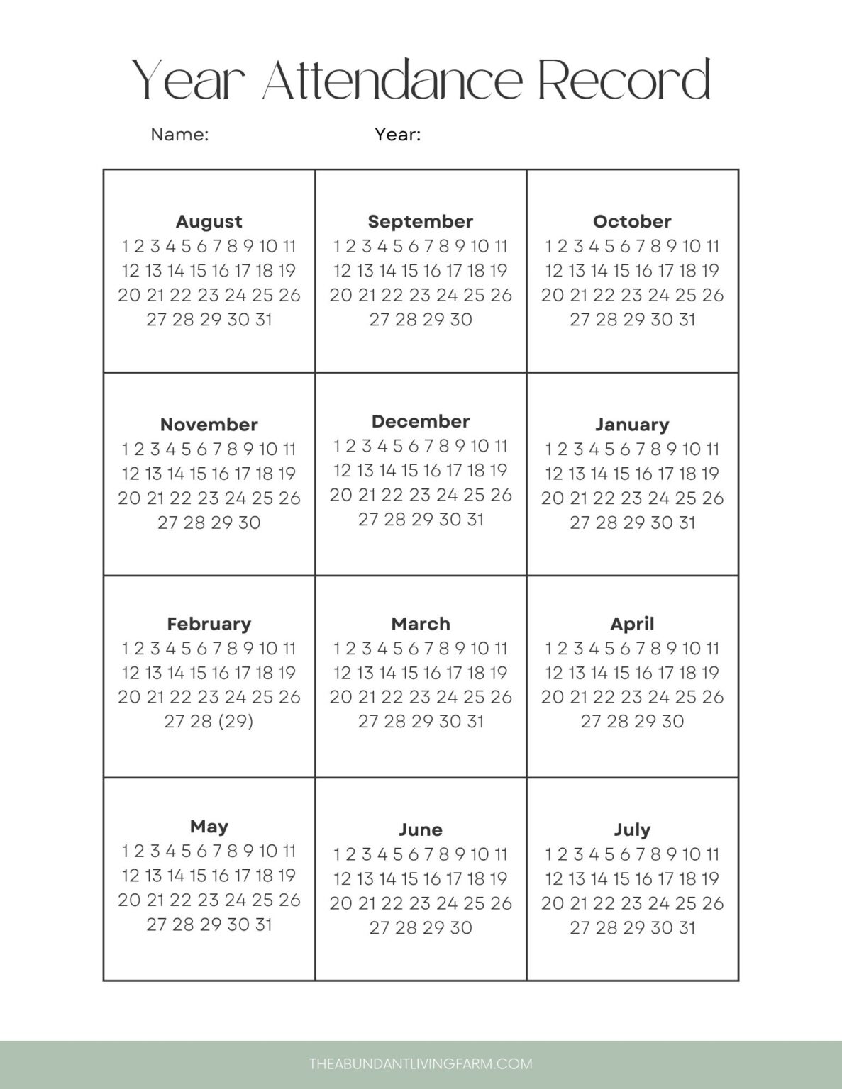 3 Quick and Simple Ways to Record Homeschool Attendance | Homeschooling ...